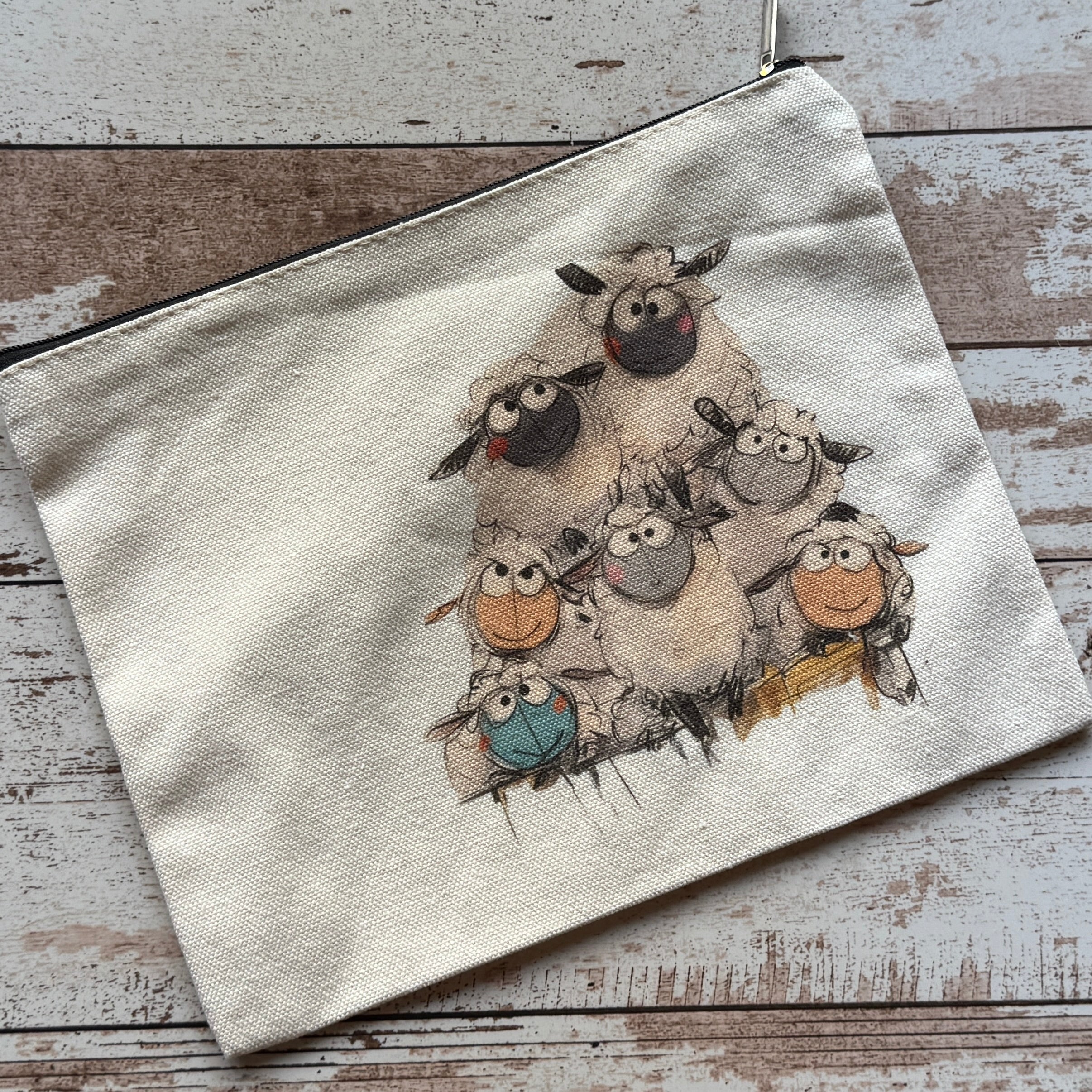 Crazy Sheep Notion Pouch – Little Yarn Croft
