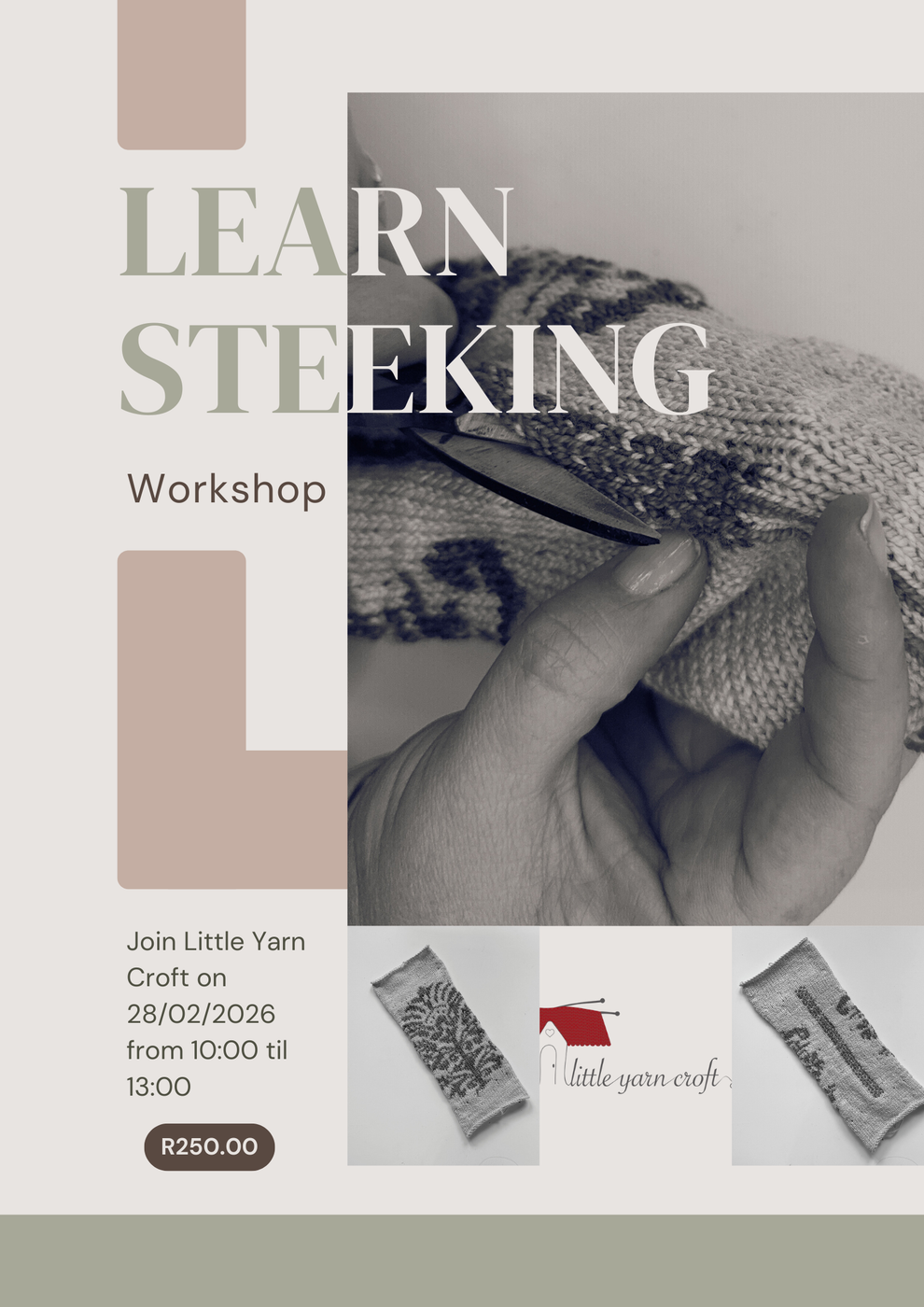 Learn Steeking Workshop – Little Yarn Croft